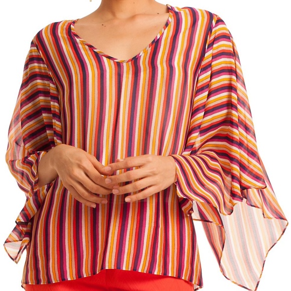 Trina Turk | Tops | Trina Turk California Dreaming La Paz Striped Top ...